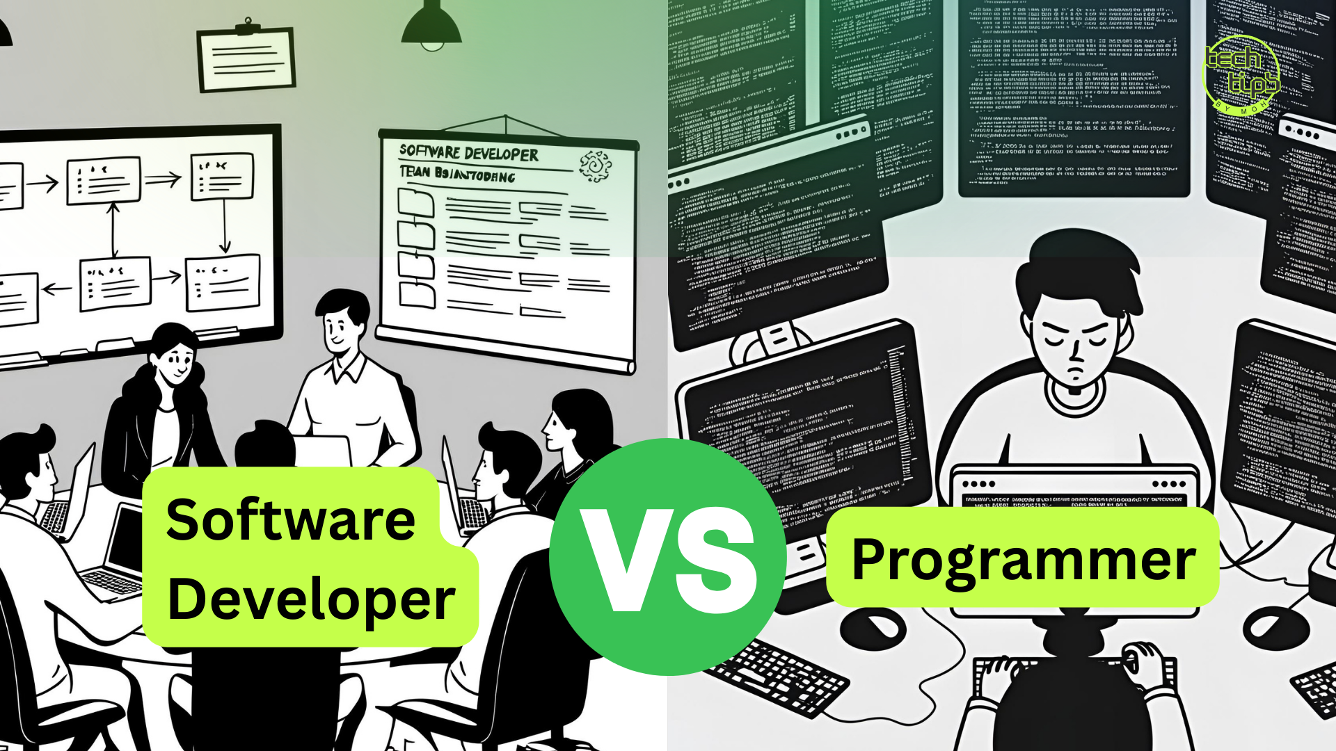 Software Developer vs. Programmer: What’s the Difference? | Tech Tips By Moh